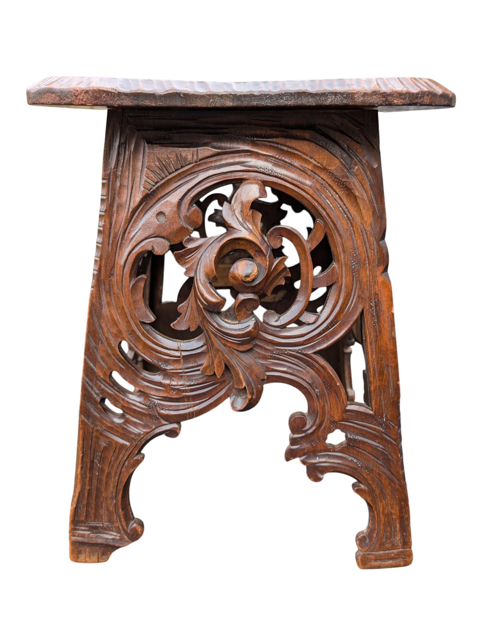 Gothic Revival Carved Walnut Stool, Tracery Panels, C.1880–1900 - Etsy