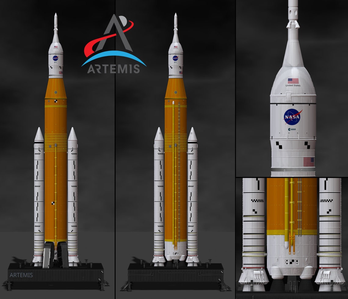The Space Launch System SLS: Nasa s Artemis I Moon Rocket - Etsy