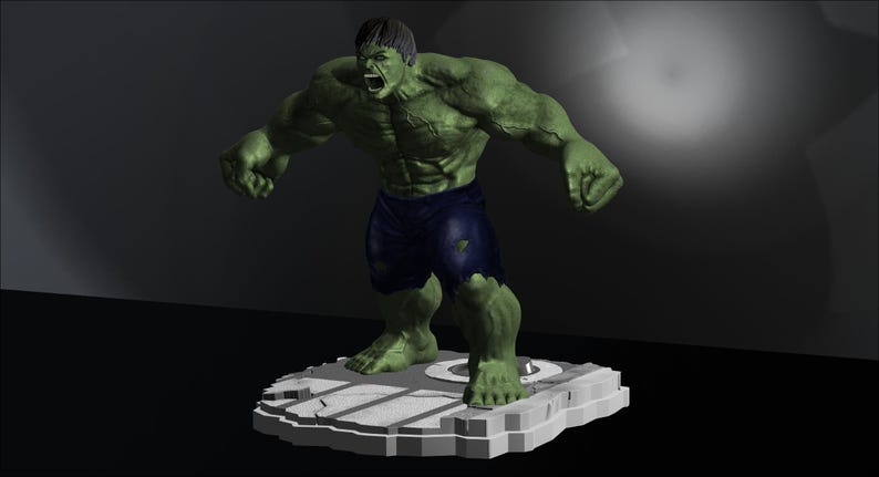 Hulk 2008 Model STL File - 3D Print Ready - Etsy España