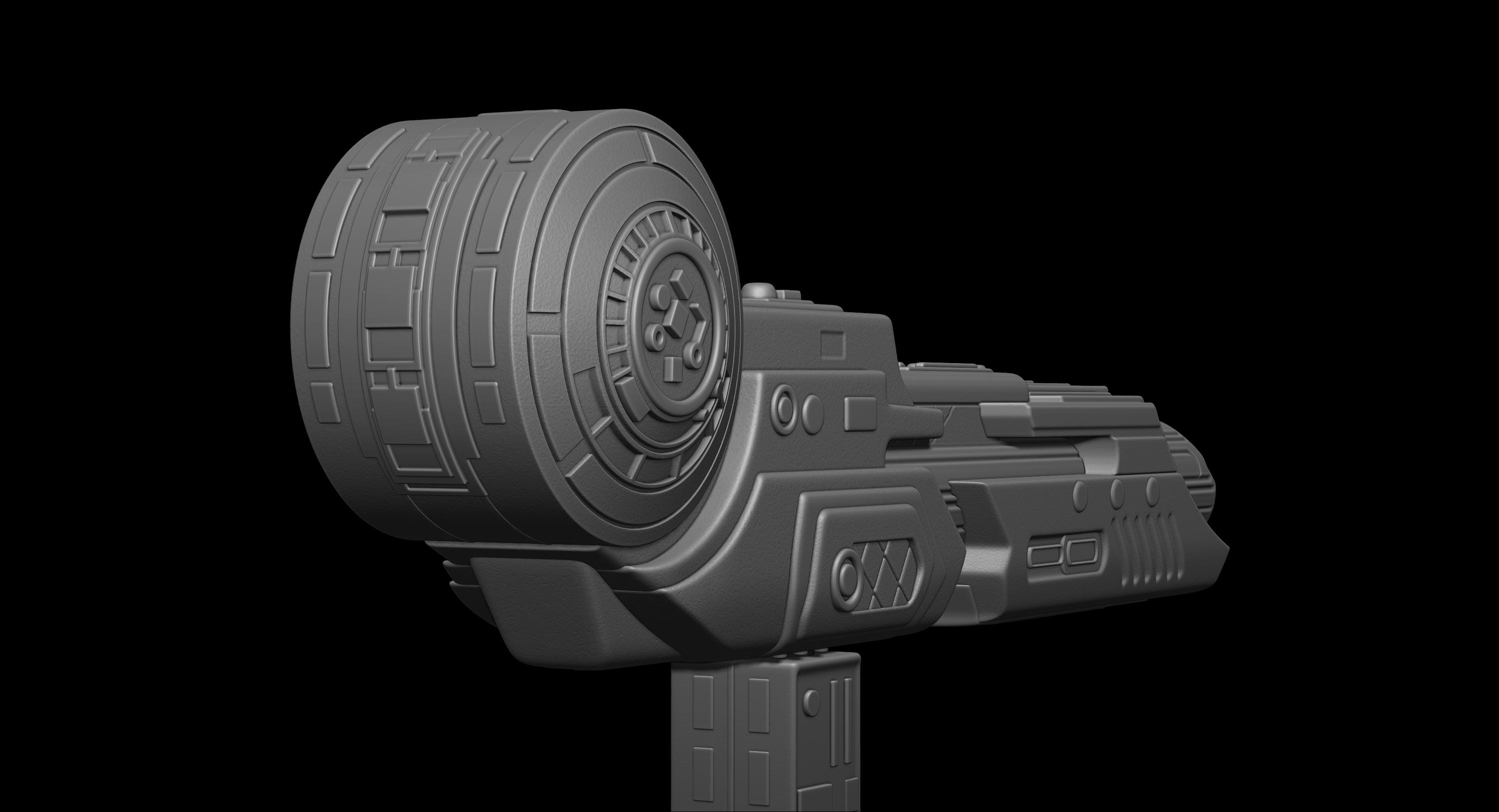 Predator Shoulder Cannon Plasma Two Size File STL – OBJ for 3D Printing ...