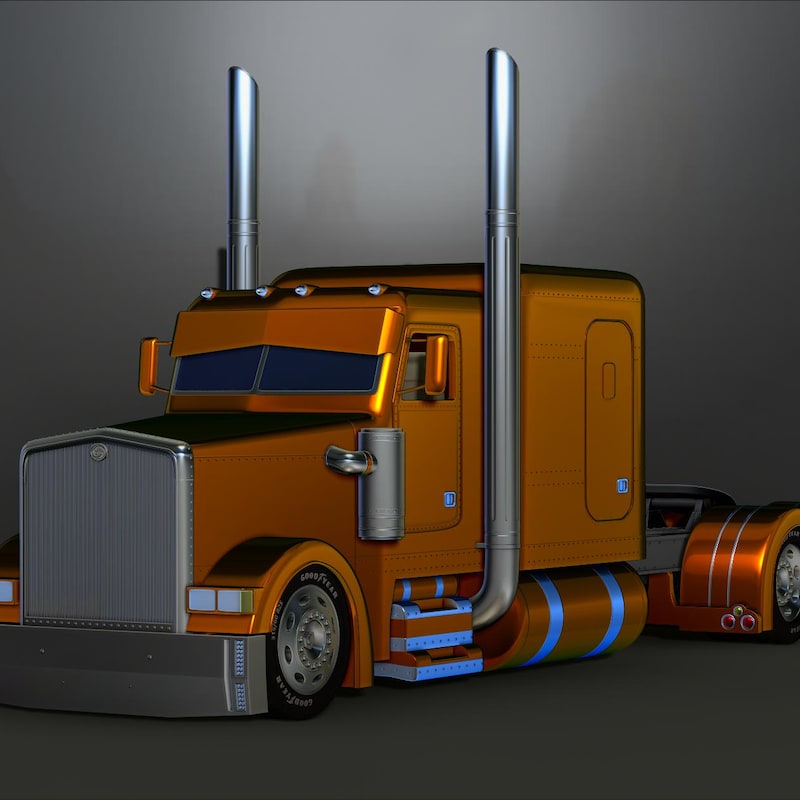 Semi Stl File - Etsy