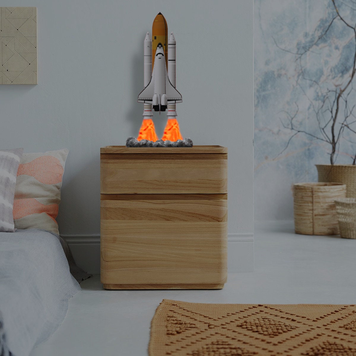 Space Shuttle File Stl for All 3D Printer, Two Versions on Platform and ...