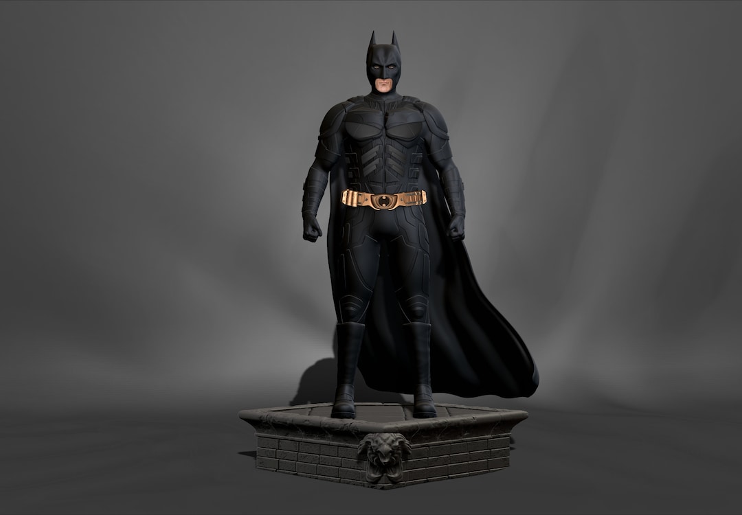 The Dark Knight Model Printing Miniature Assembly File Stl – Obj – Mtl ...