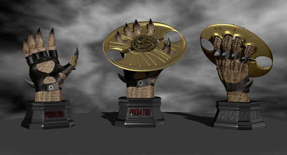 Predator 2 Smart Disc With Predator Hand File STL OBJ for 3D - Etsy