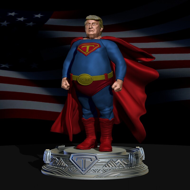 Trump 3d Print Files - Etsy
