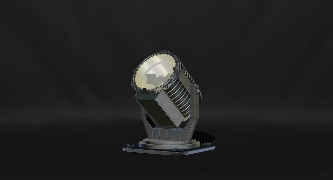 Bat Signal Searchlight Lamp 3D Model Miniature Assembly File STL-OBJ ...