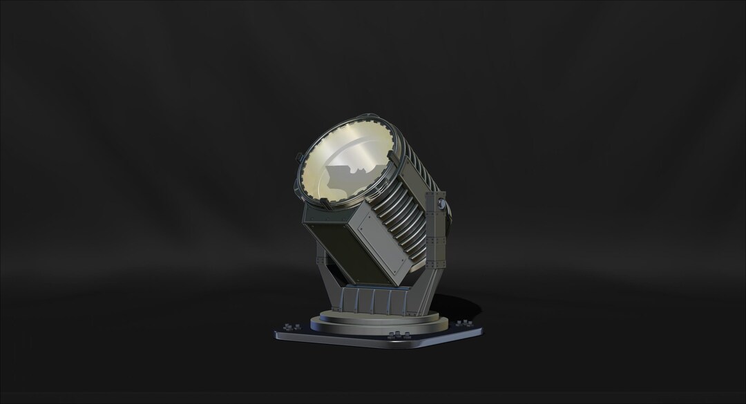 Bat Signal Searchlight Lamp 3D Model Miniature Assembly File STL-OBJ ...