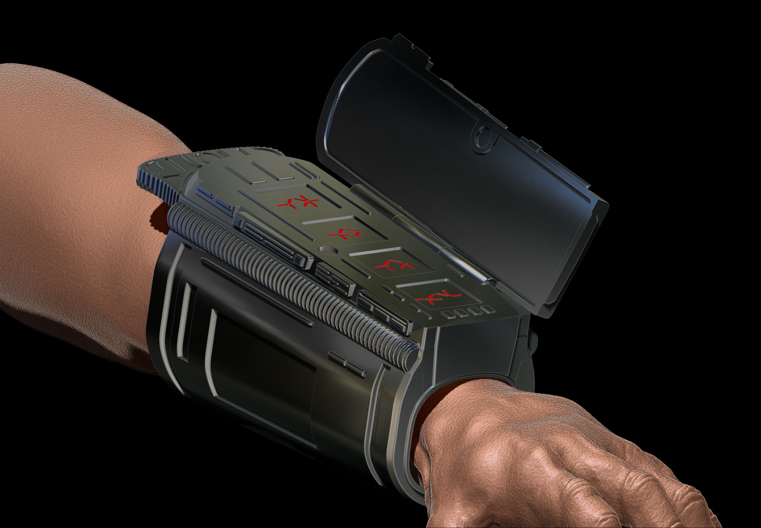 Predator Gauntlet Forearm Left Scale 1:1 File STL-OBJ for 3D Printer - Etsy