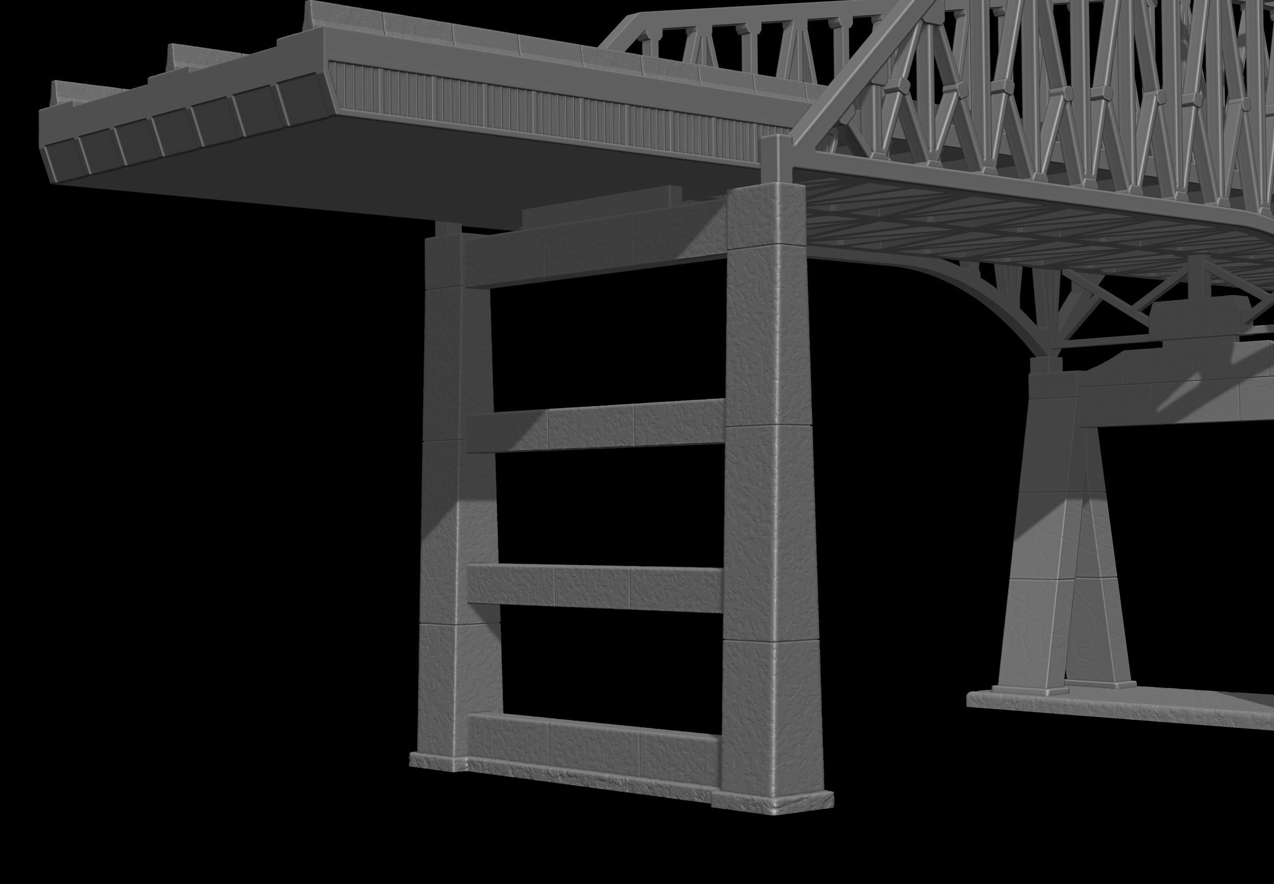 Model Bridge H0 Scale Trains, Baltimore Bridge Reproduction (francis ...