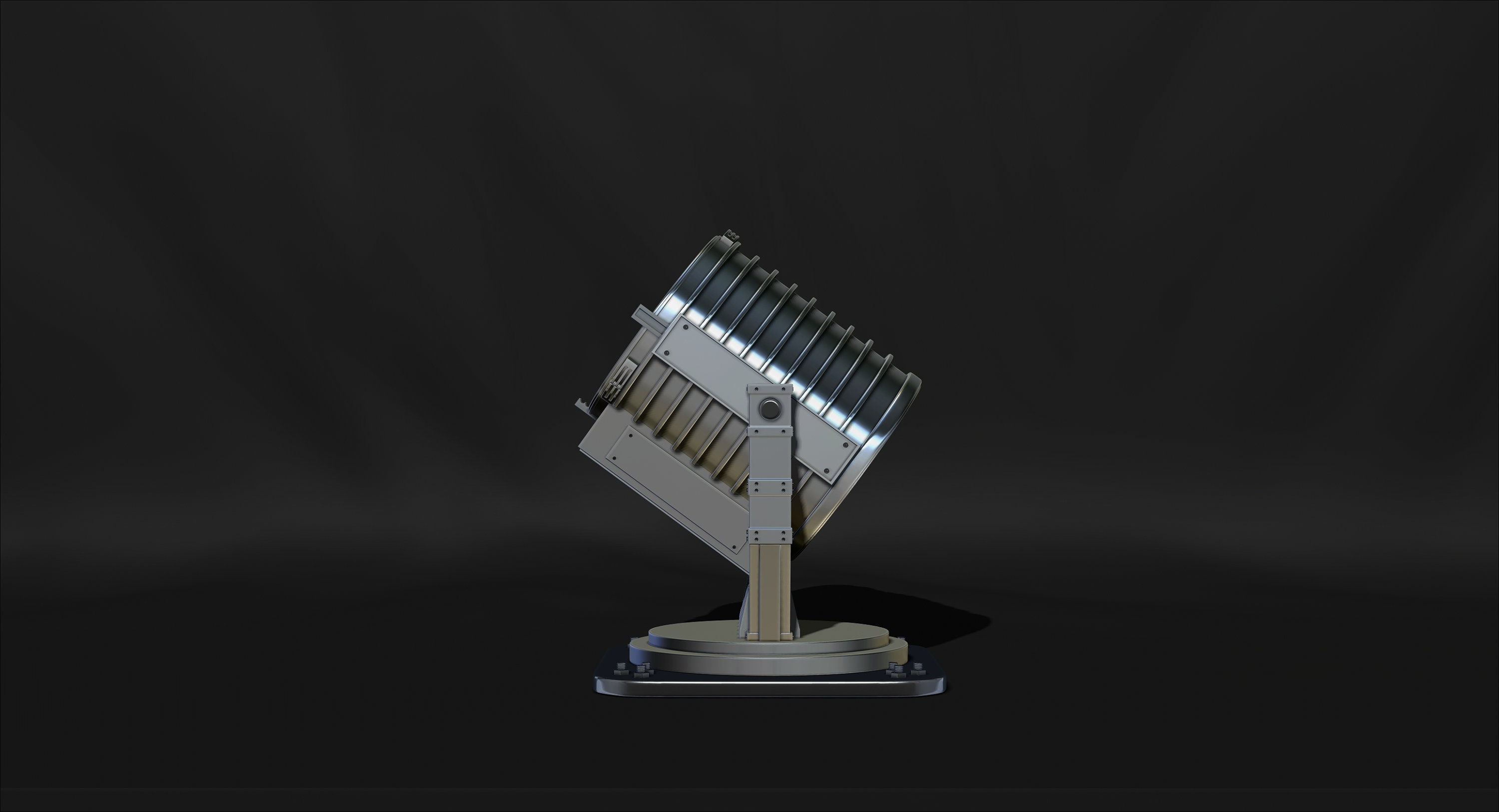 Bat Signal Searchlight Lamp 3D Model Miniature Assembly File STL-OBJ ...