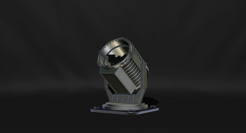 Bat Signal Searchlight Lamp 3D Model Miniature Assembly File STL-OBJ ...