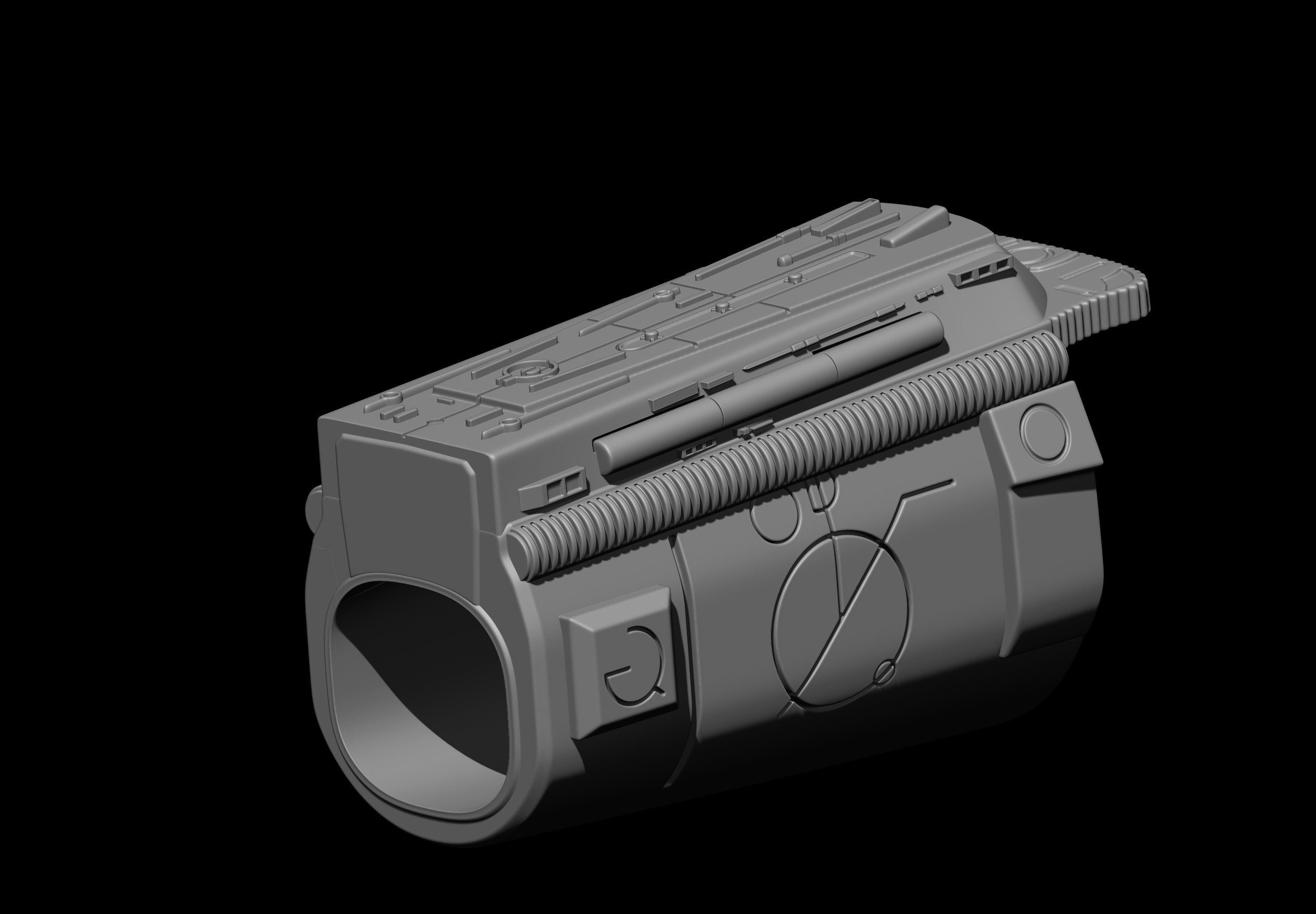 Predator Gauntlet Forearm Left Scale 1:1 File STL-OBJ for 3D Printer - Etsy