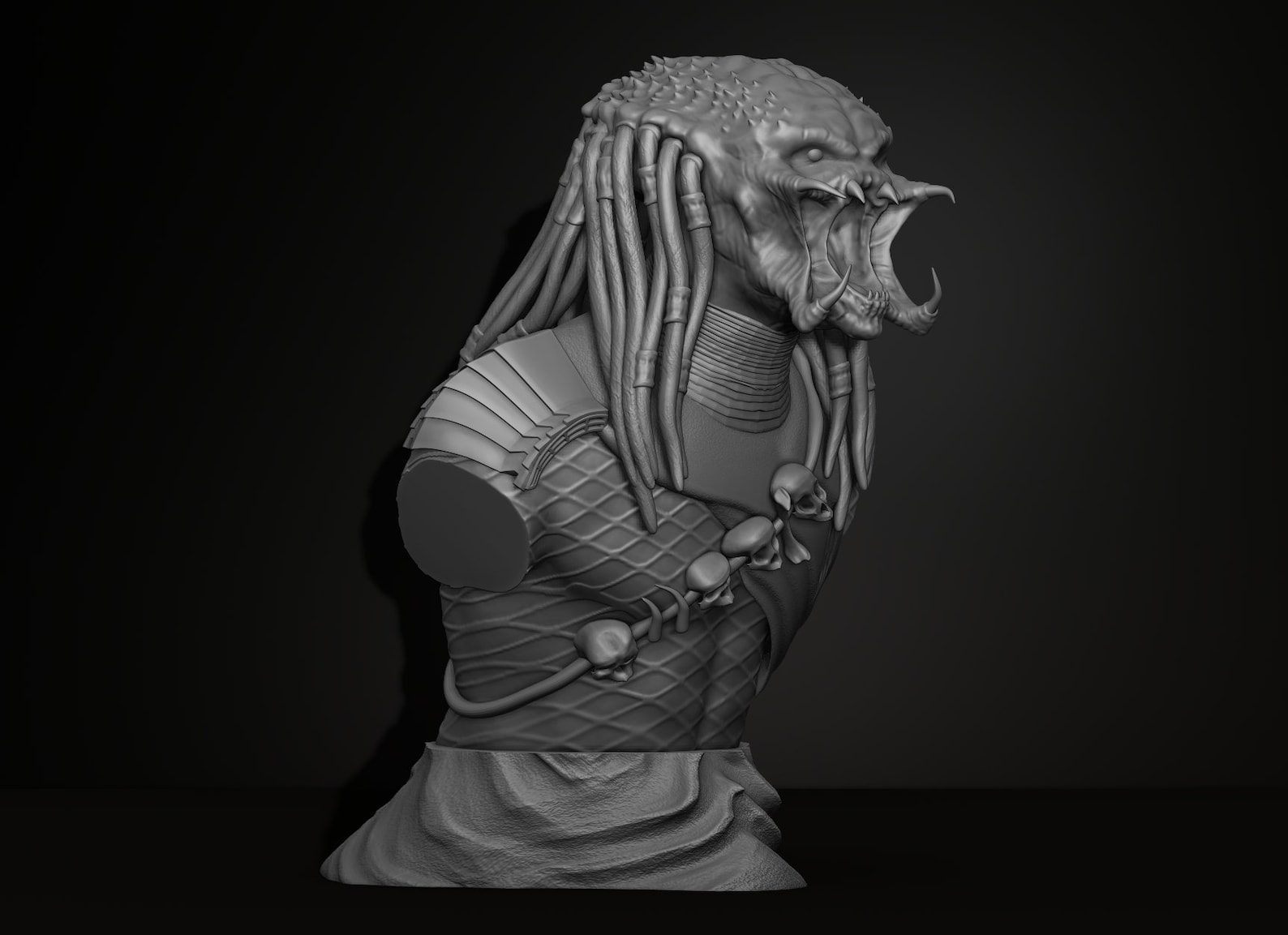 Predator Bust File STL for 3D printing Figurine 3D | Etsy