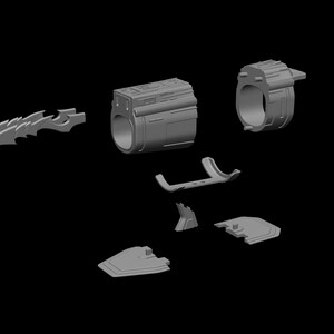 Predator Gauntlet Forearm Right, Two Versions File STL-OBJ for 3D ...