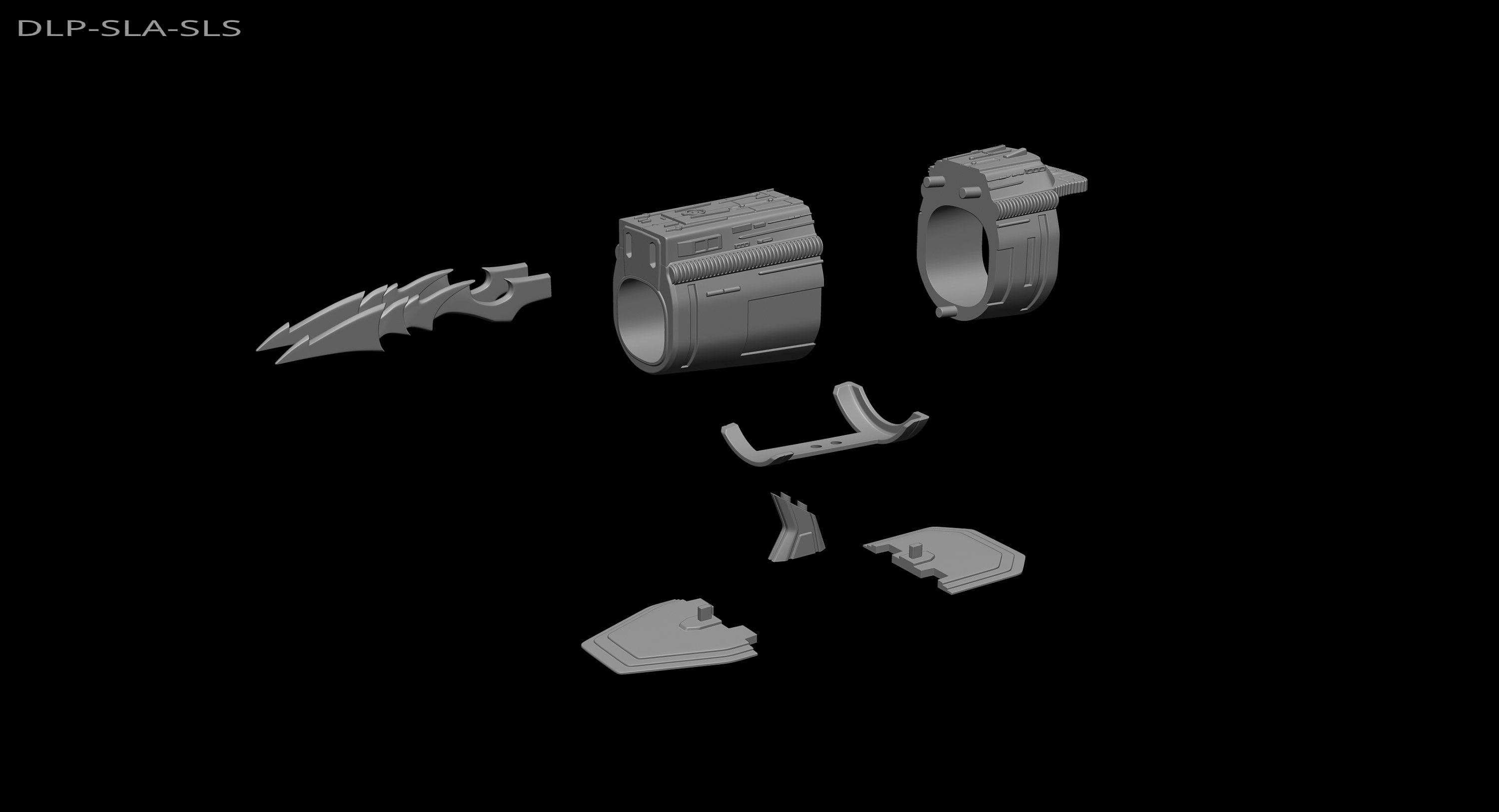 Predator Gauntlet Forearm Right Two Versions File STL-OBJ for - Etsy