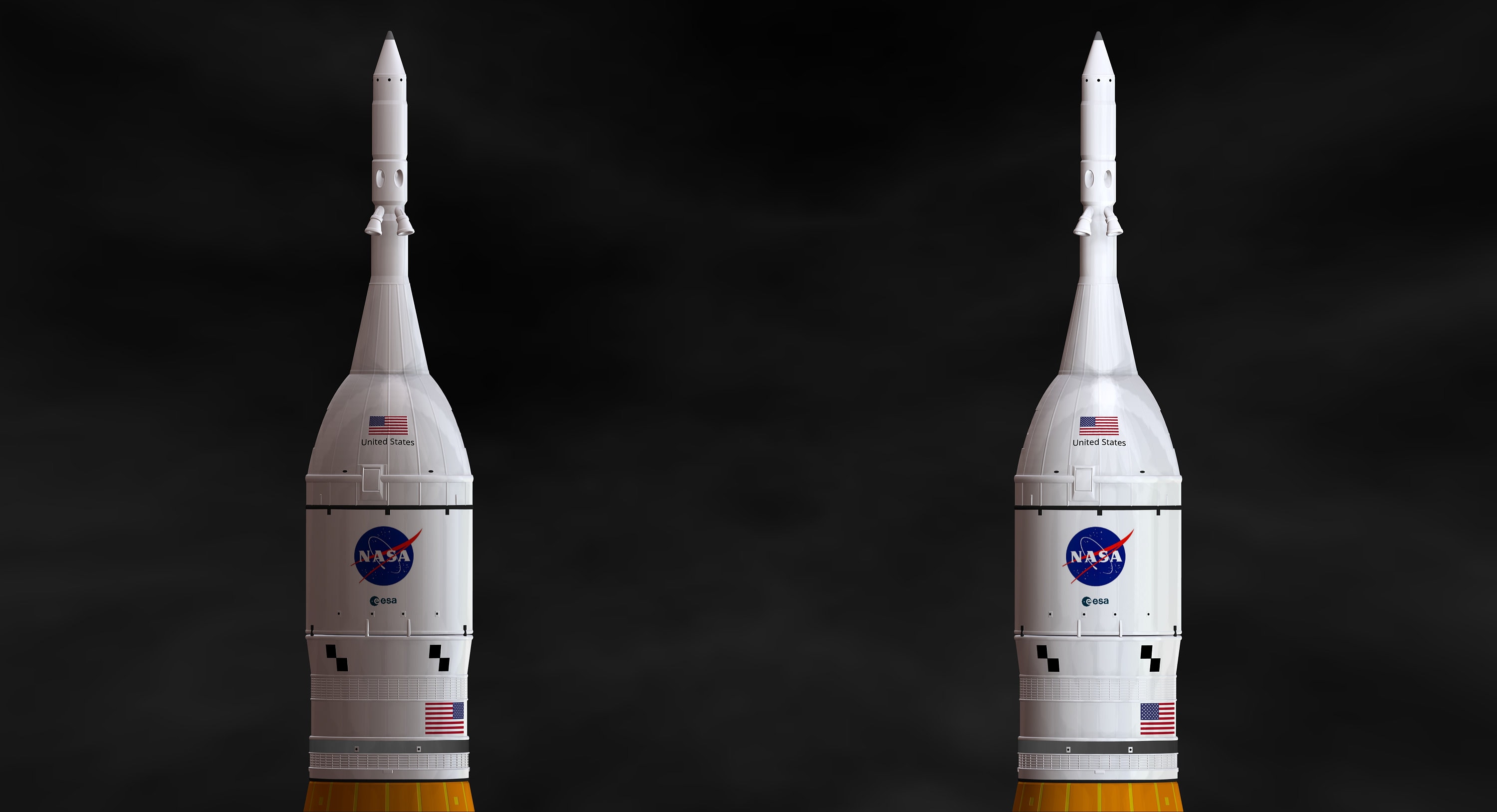 The Space Launch System SLS: Nasa s Artemis I Moon Rocket With Platform ...