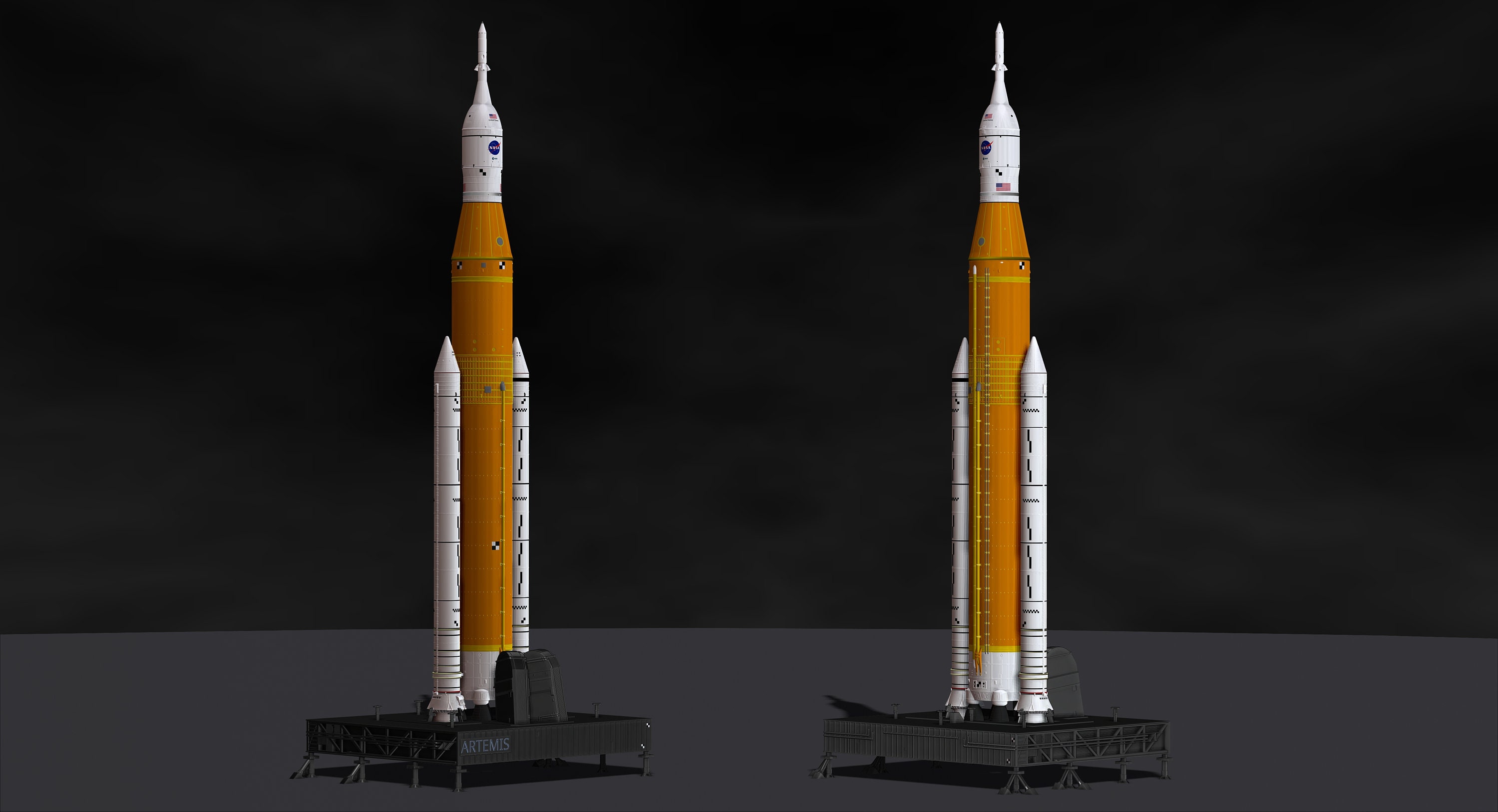 The Space Launch System (SLS): Nasa ’s Artemis I Moon Rocket With ...