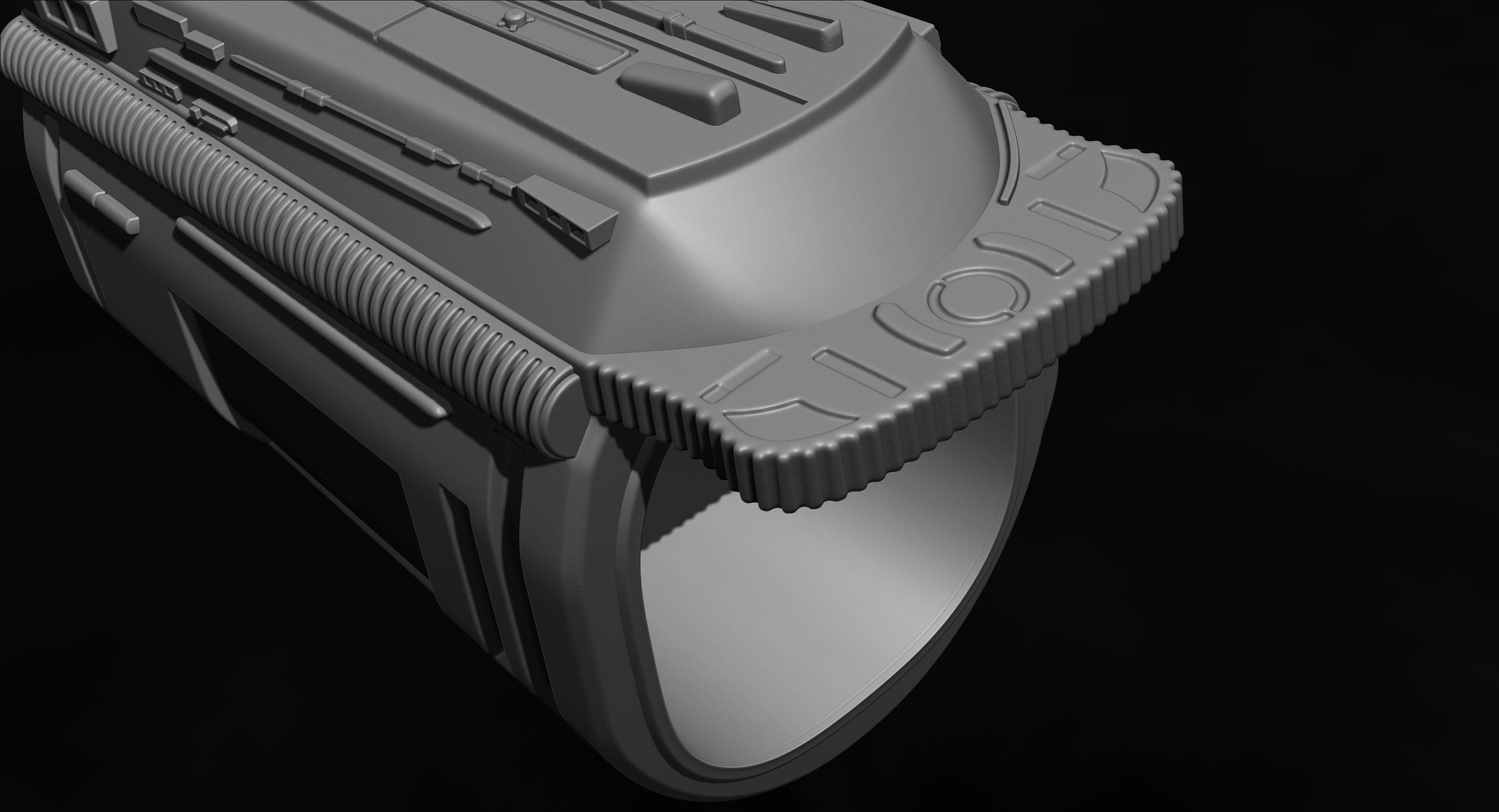 Predator Gauntlet Forearm Right Two Versions File STL-OBJ for - Etsy