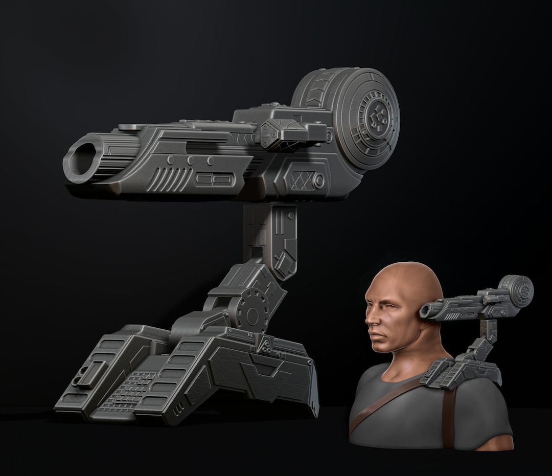Predator Shoulder Cannon Plasma Two Size File STL – OBJ for 3D Printing ...