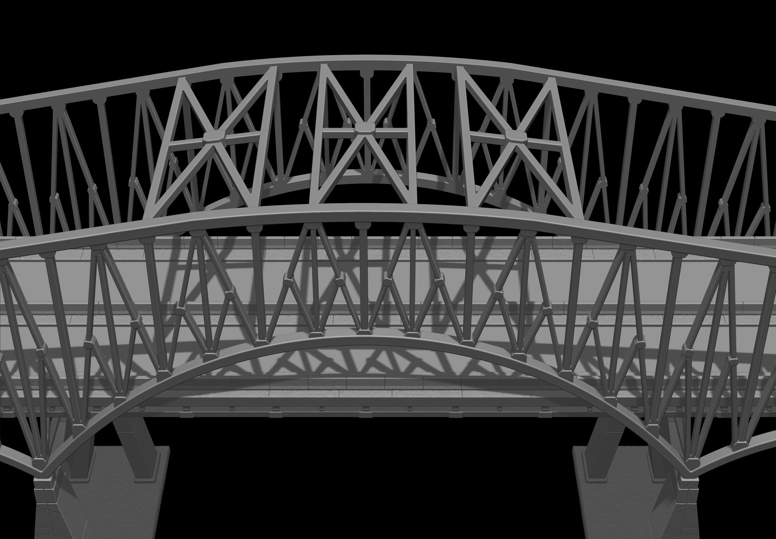 Model Bridge H0 Scale Trains, Baltimore Bridge Reproduction (francis ...
