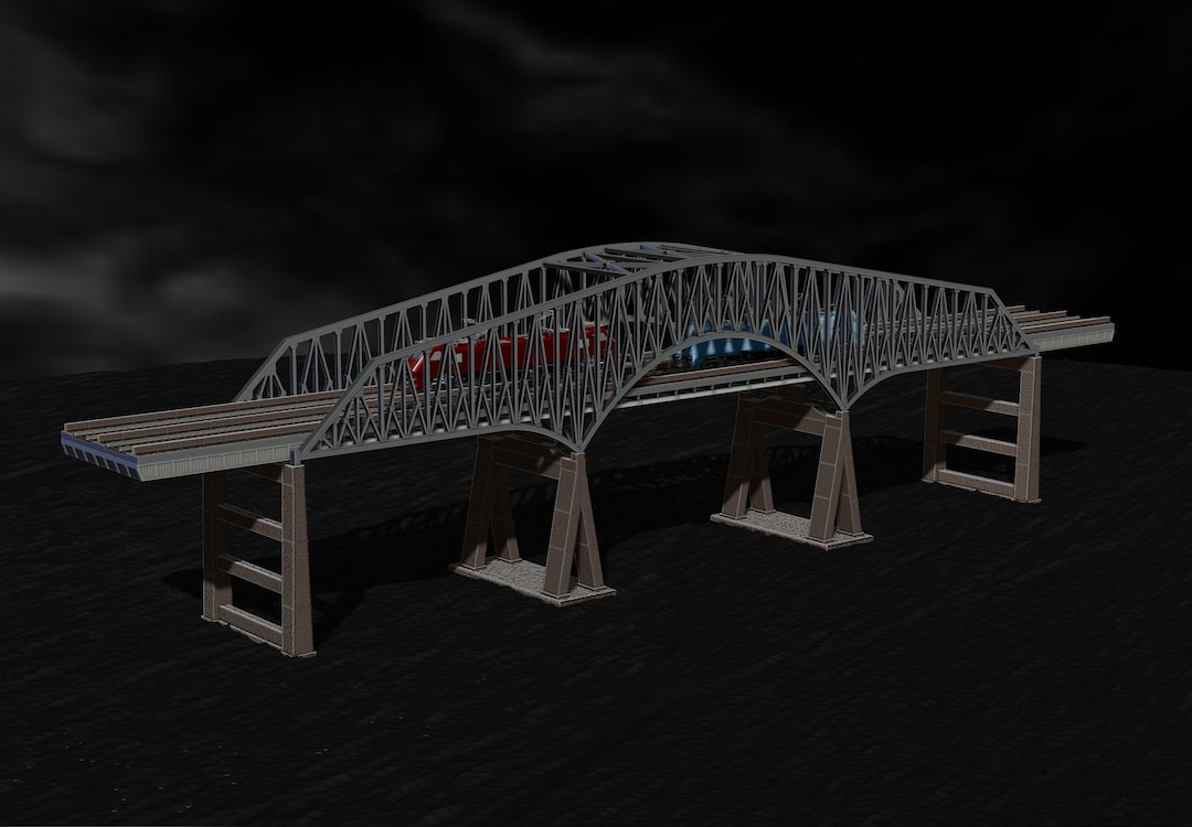 Model Bridge H0 Scale Trains, Baltimore Bridge Reproduction (francis ...