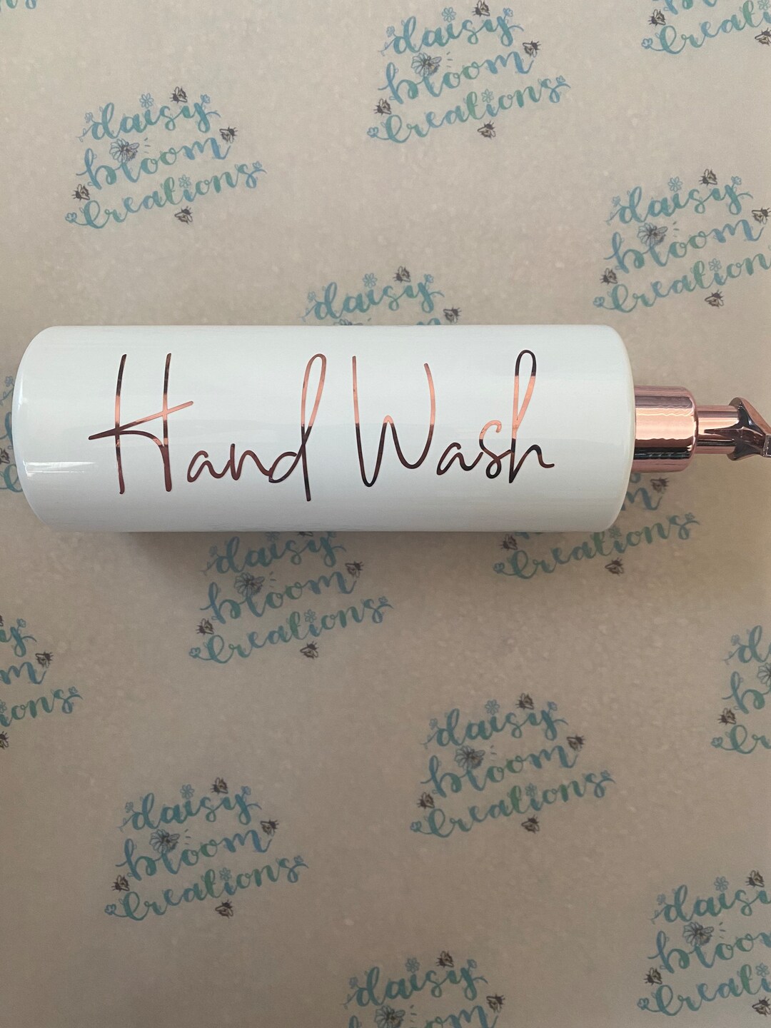 Mrs Hinch Inspired White and Rose Gold Bathroom Bottles 500ml - Etsy