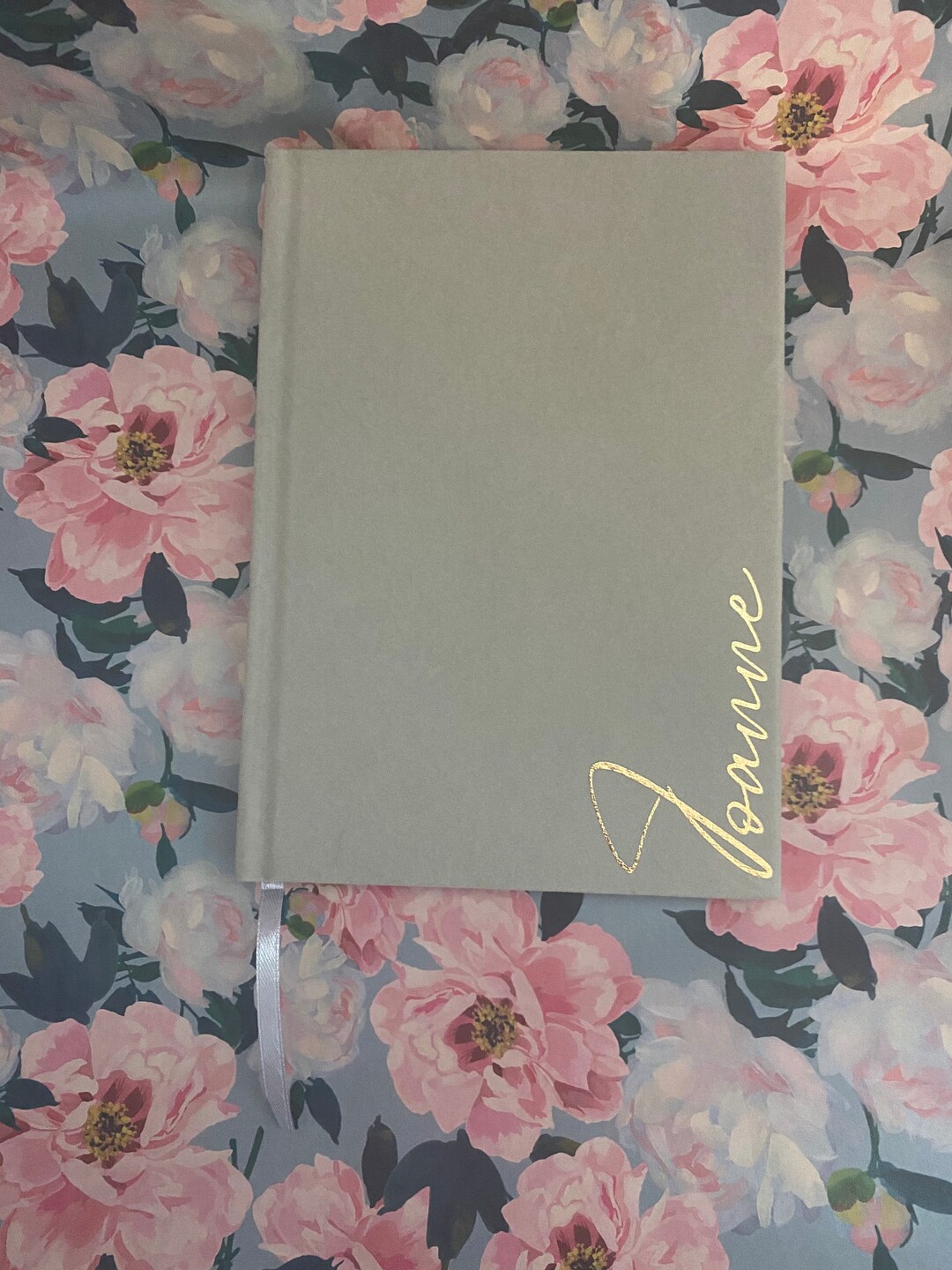 Velvet Notebook Personalised With Name Gift Notebook - Etsy.de