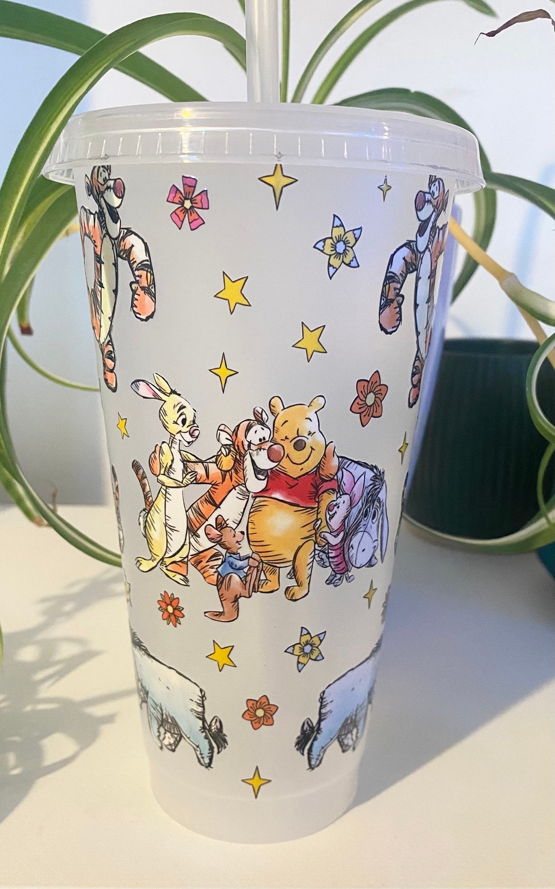 Winnie the Pooh, Tigger, Piglet and Eeyore Frosted 24oz Cold Cup With ...