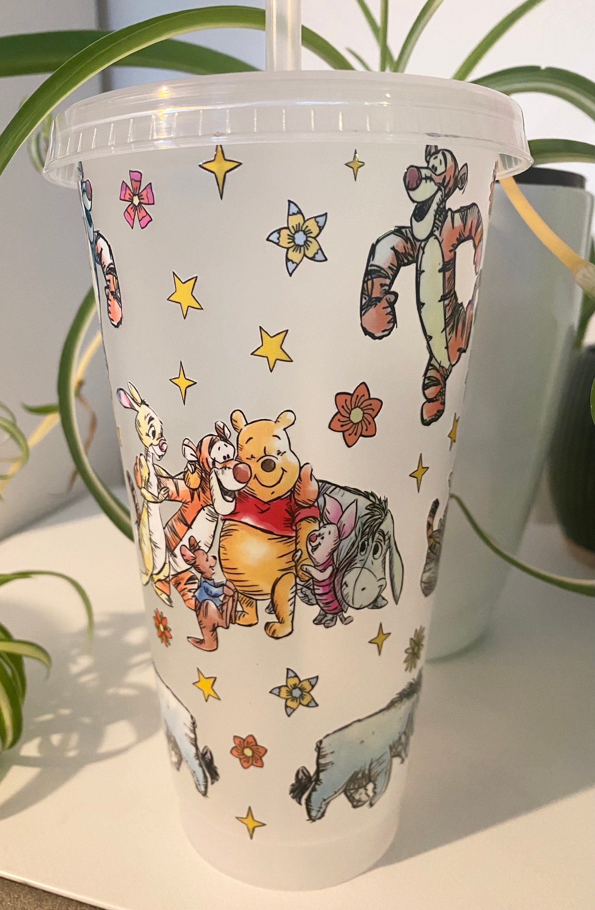 Winnie the Pooh, Tigger, Piglet and Eeyore Frosted 24oz Cold Cup With ...