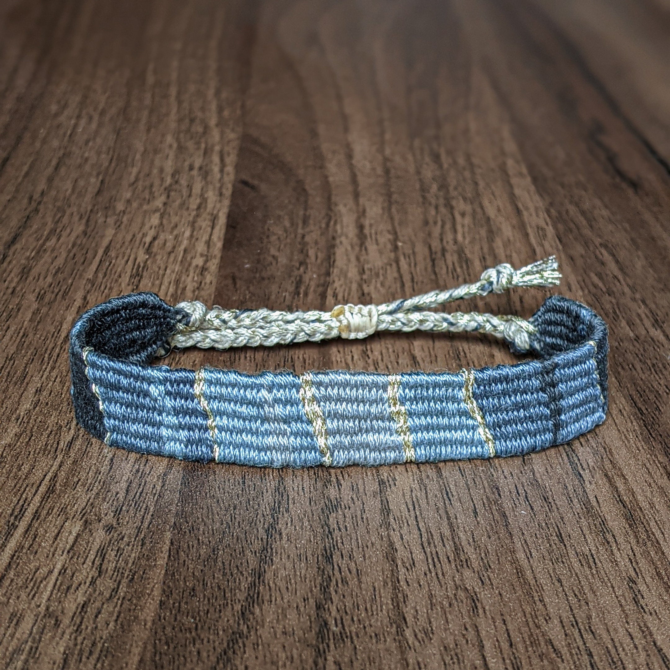 Handwoven Bracelet, Minimalist Fabric Bracelet, Loom Woven Boho Jewelry ...