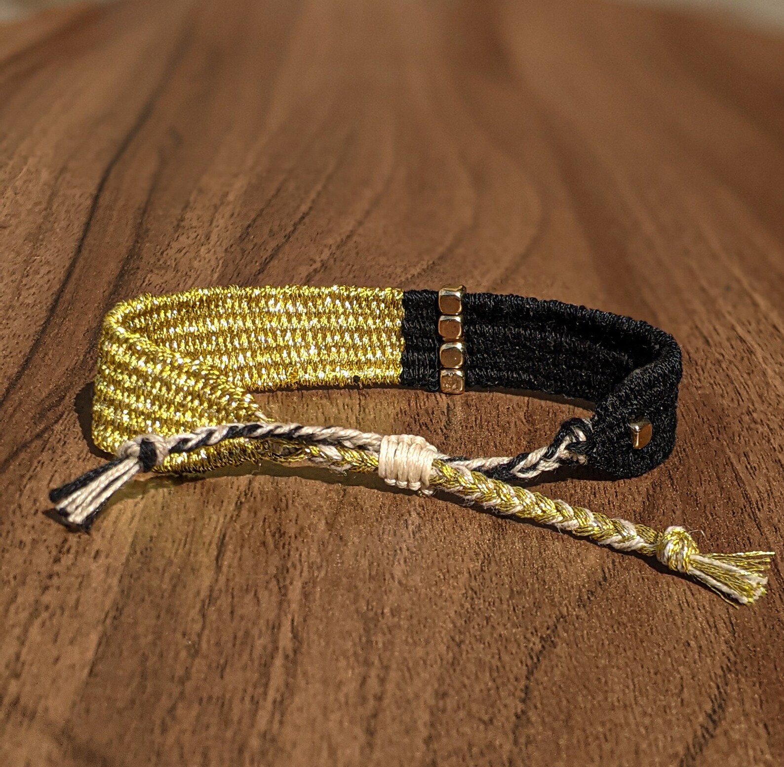 Handwoven Textile Bracelet, Minimalist Fabric Bracelet, Woven Tapestry ...