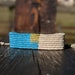 Handwoven Minimalist Fabric Bracelet, Woven Textile Cuff Bracelet ...