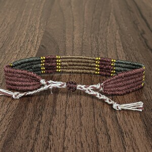 Handwoven Bracelet, Minimalist Bracelet, Woven Boho Jewelry, Loom Woven ...