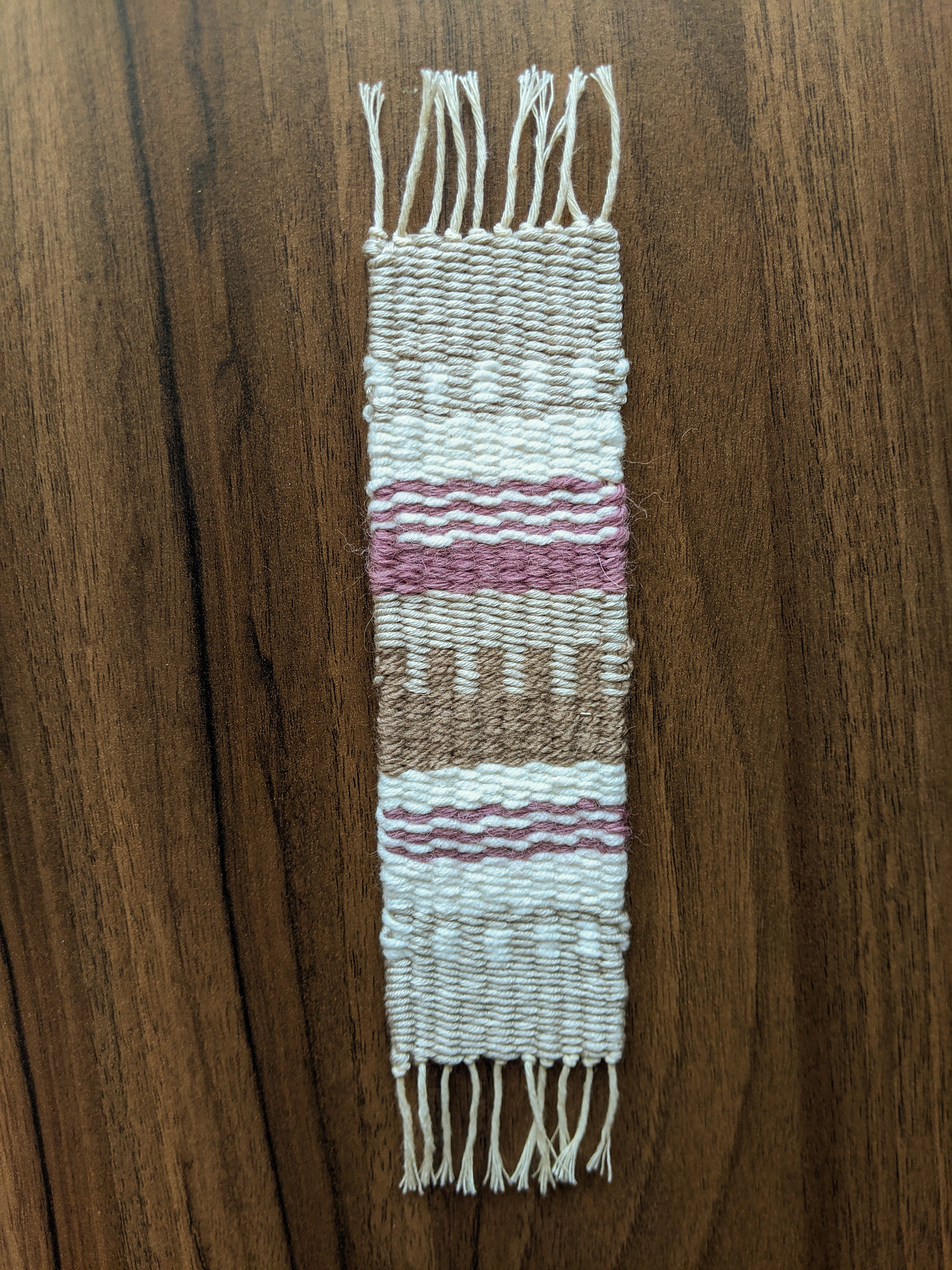 Woven Bookmark, Gift for Bookworm, Mini Woven Tapestry - Etsy