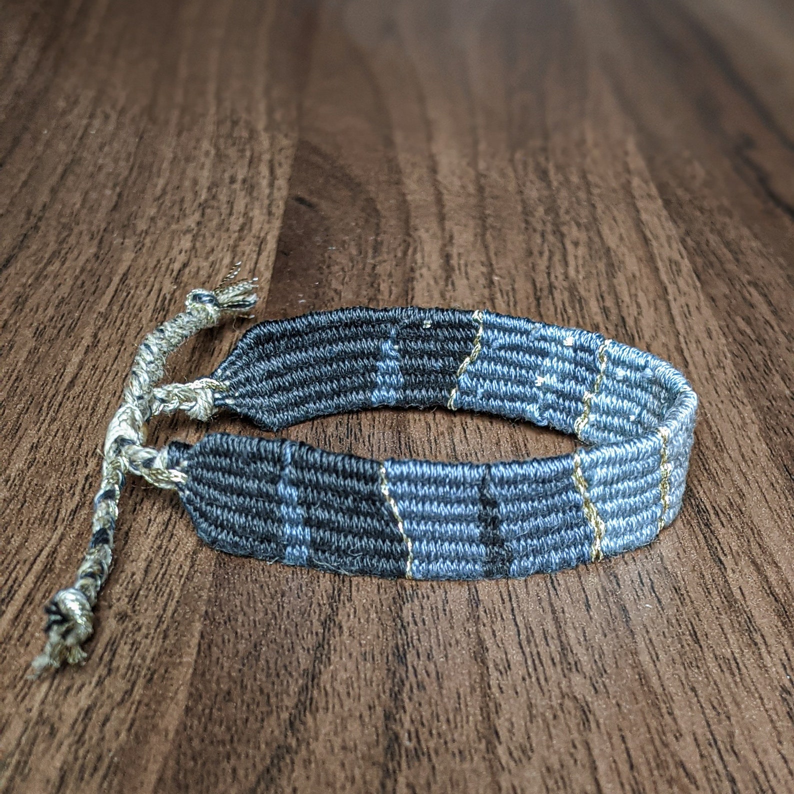 Handwoven Bracelet, Minimalist Fabric Bracelet, Loom Woven Boho Jewelry ...