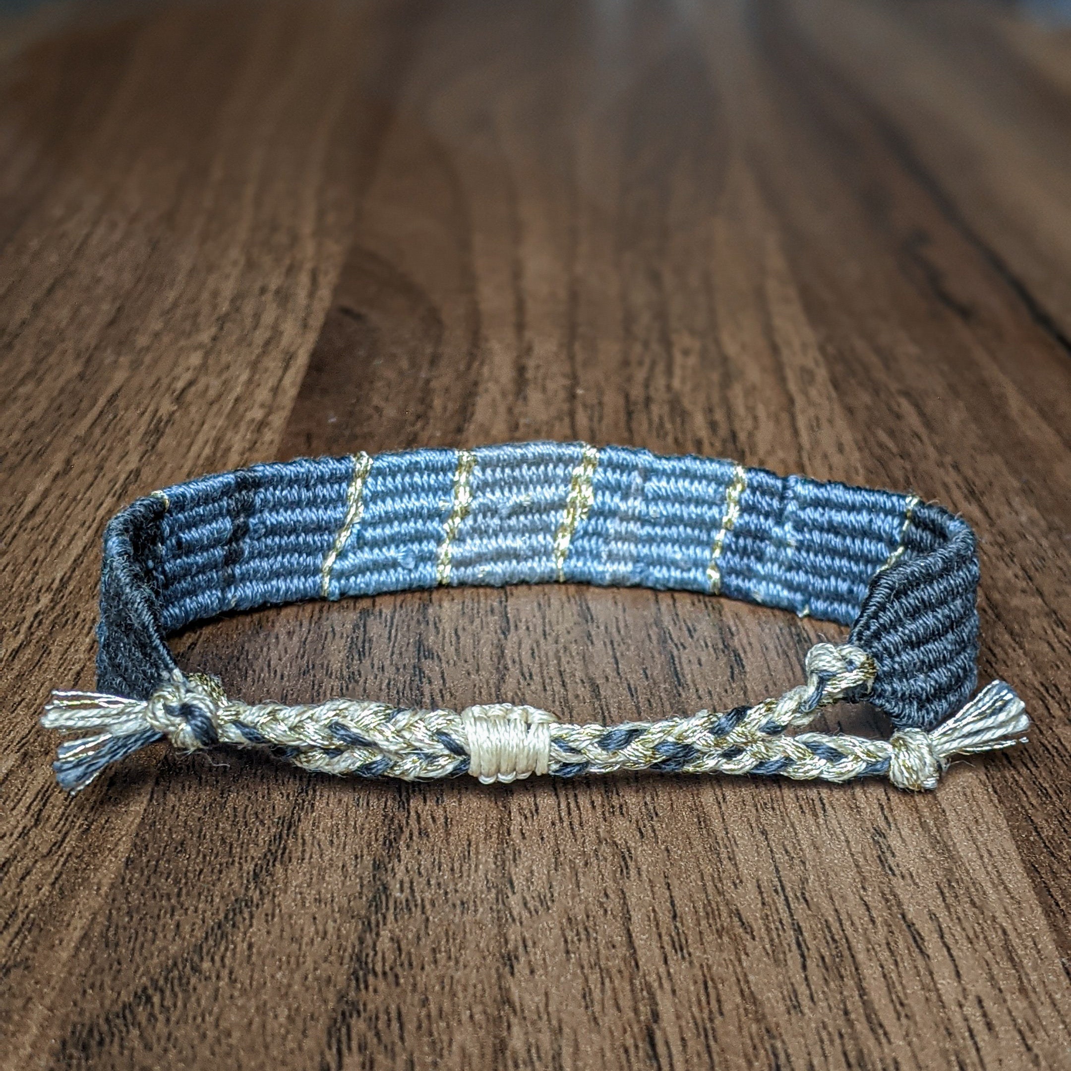 Handwoven Bracelet, Minimalist Fabric Bracelet, Loom Woven Boho Jewelry ...