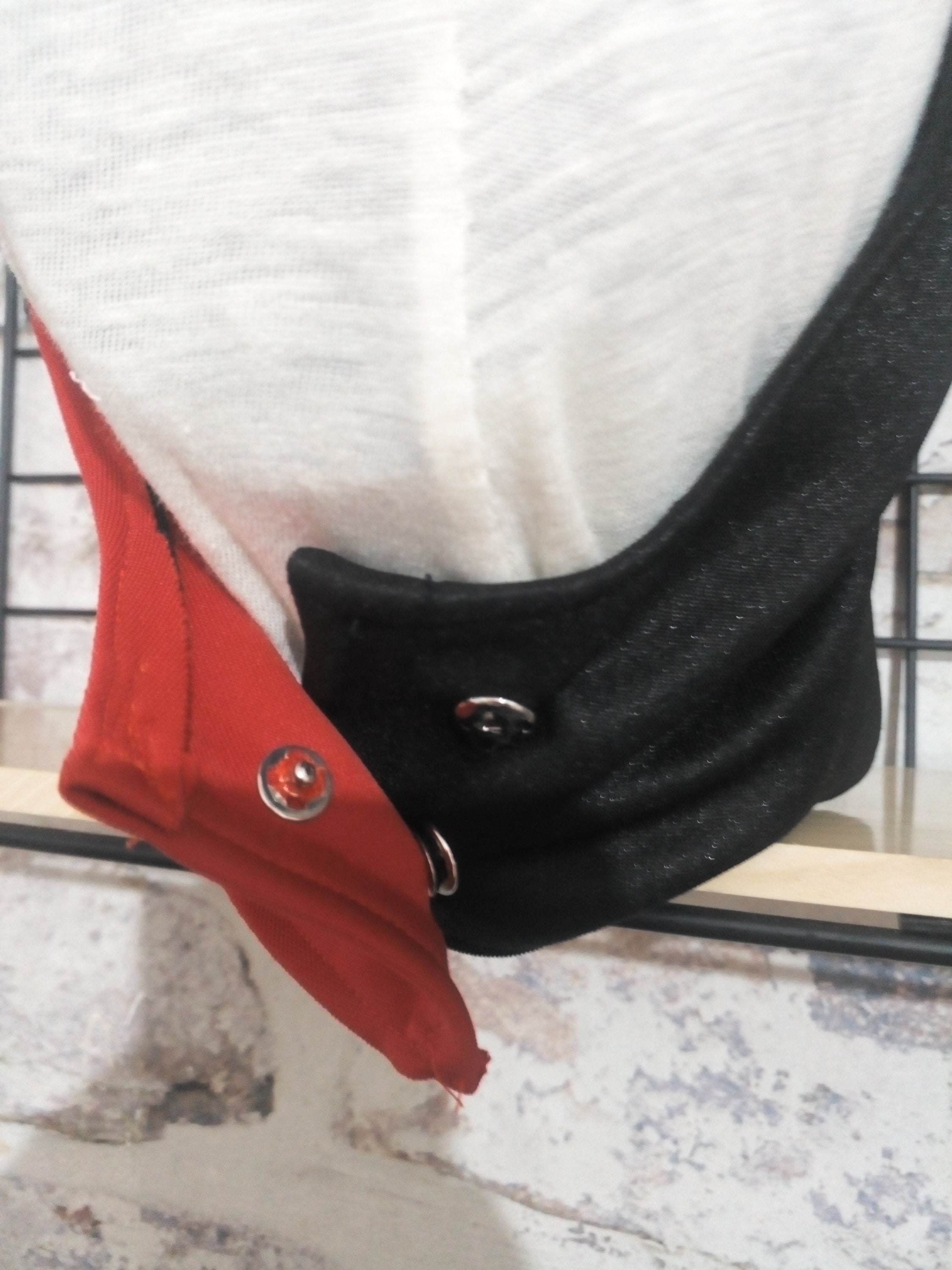 Women's Red and Black Jester Cowl and Neck Ruff - Etsy