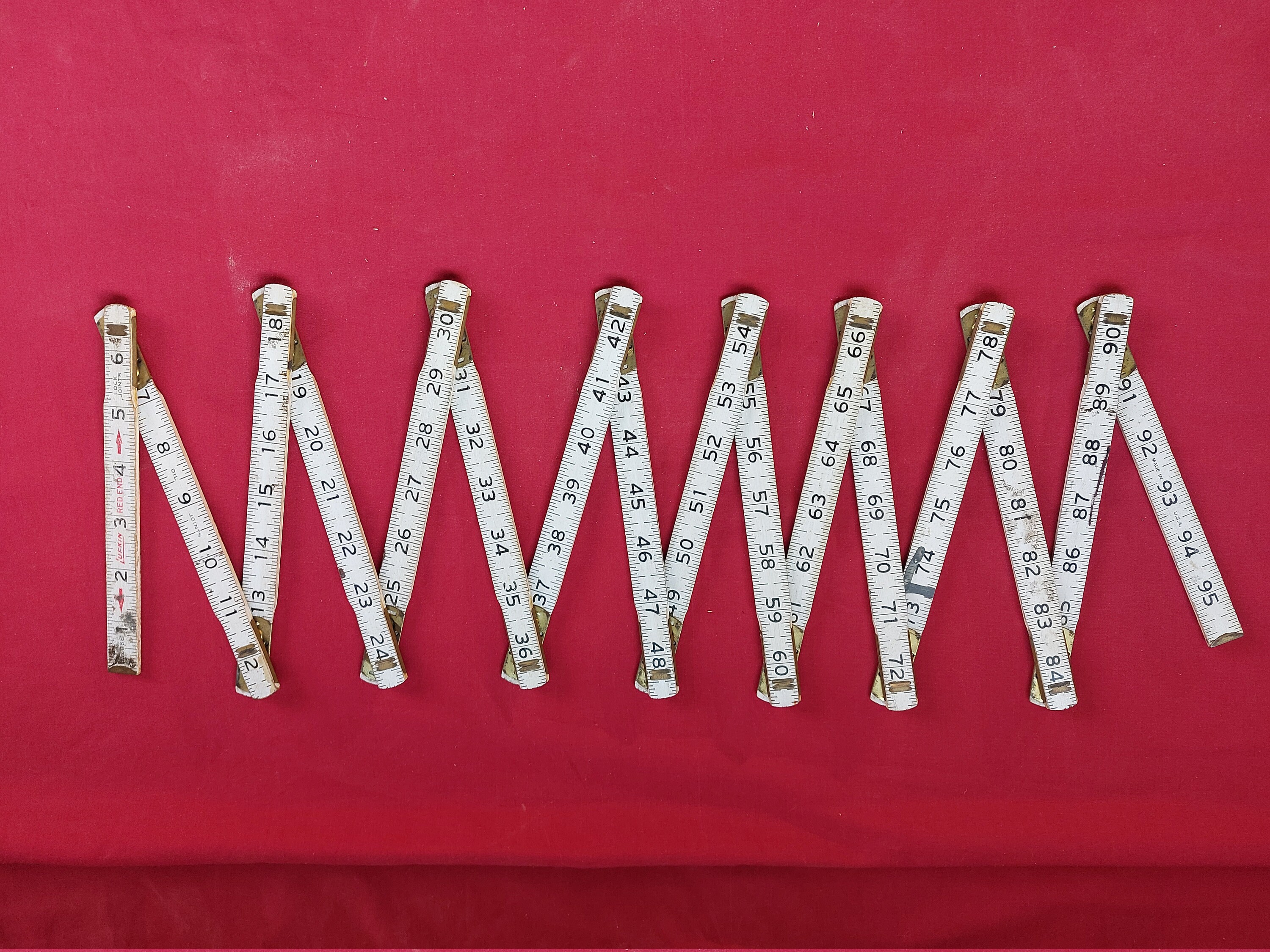 Lufkin Red End Folding Rule - Etsy