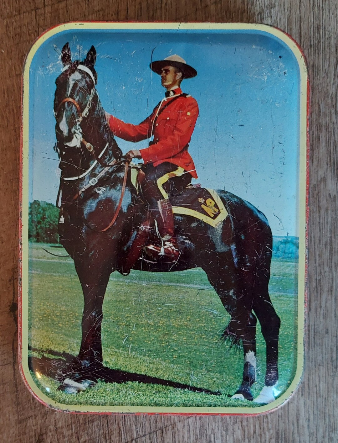 Vintage RCMP Tin - Etsy