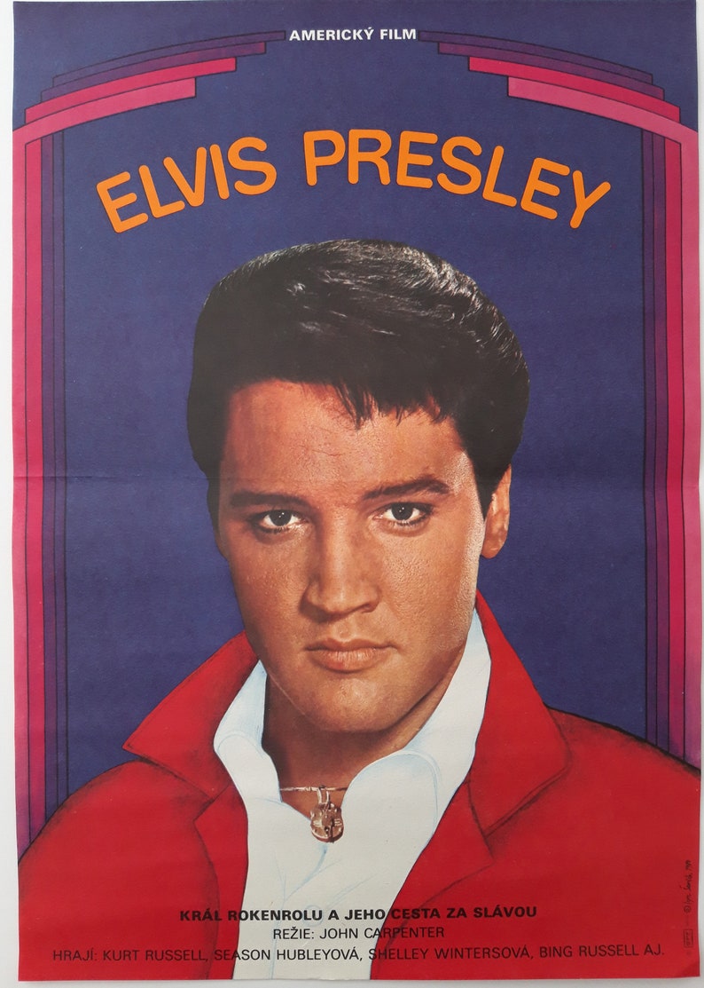Vintage Elvis Presley Poster - Etsy