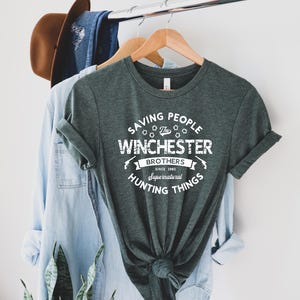 Supernatural T Shirt | Supernatural Shirt | Winchester Brothers T Shirt ...