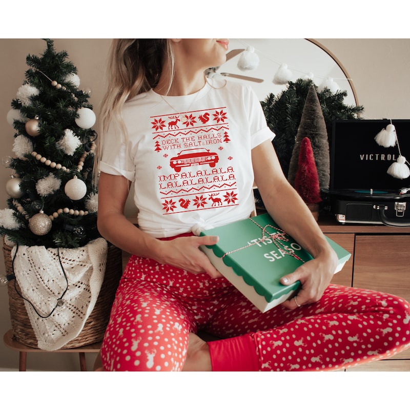 Supernatural Xmas Tshirt - Etsy