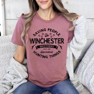 Supernatural T Shirt | Supernatural Shirt | Winchester Brothers T Shirt ...