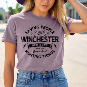 Supernatural T Shirt | Supernatural Shirt | Winchester Brothers T Shirt ...