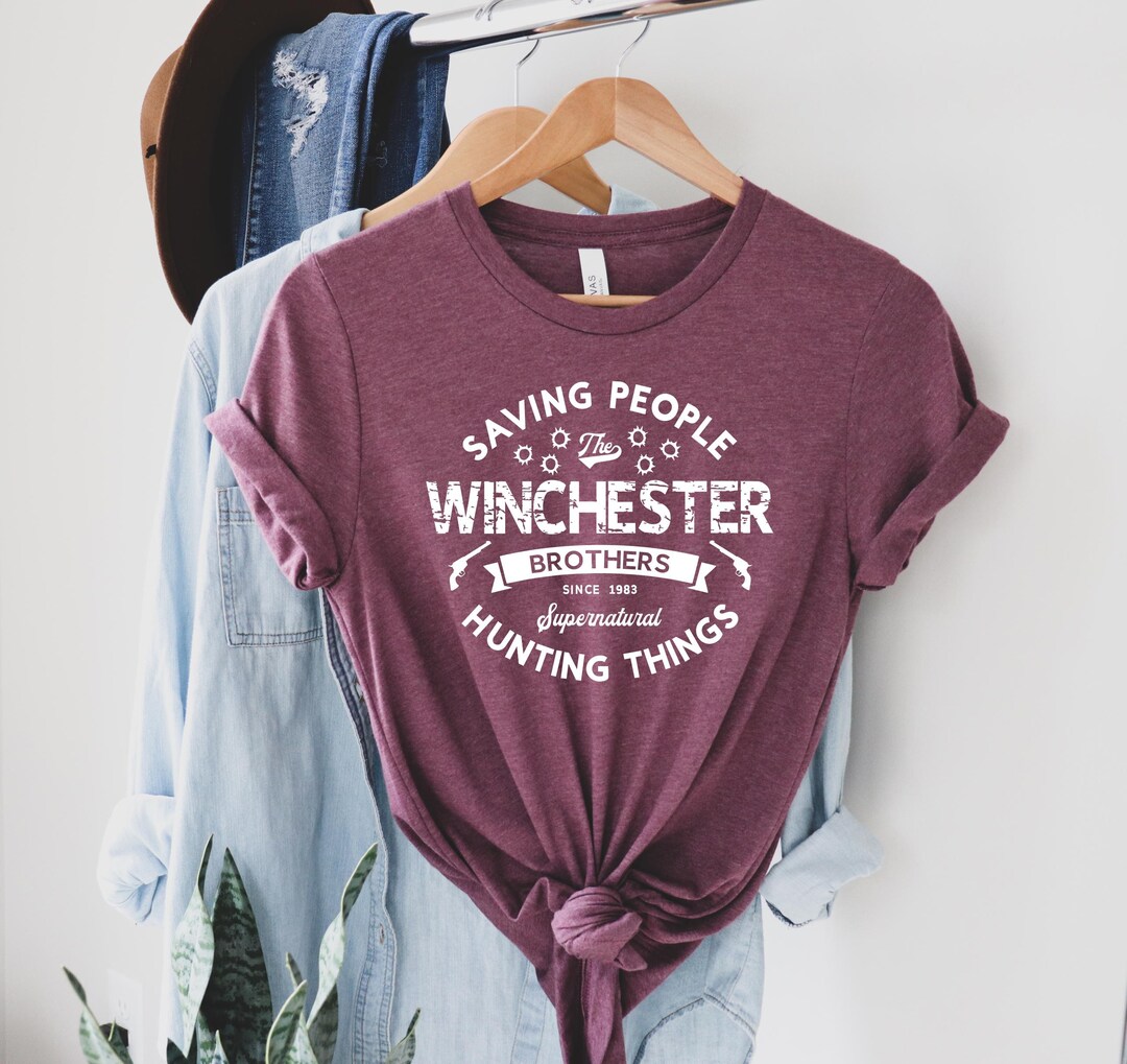 Supernatural T Shirt | Supernatural Shirt | Winchester Brothers T Shirt ...
