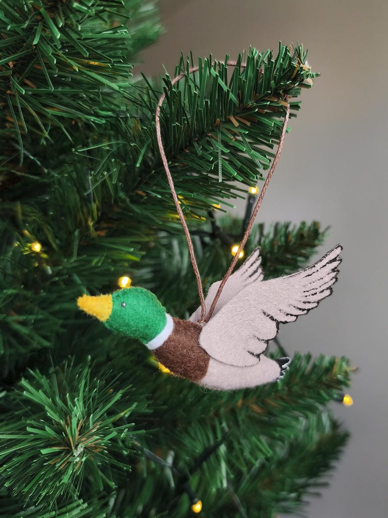 Mallard Duck Christmas Ornament – Duck Nursery Decor, Gift for Hunters ...