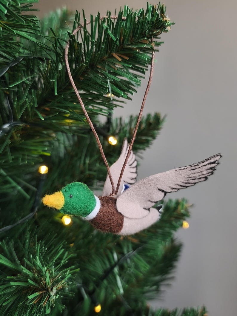 Mallard Duck Christmas Ornament – Duck Nursery Decor, Gift for Hunters ...