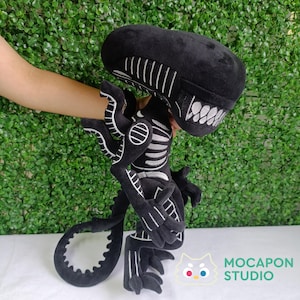 Alien Xenomorph Plushie Handmade - Etsy