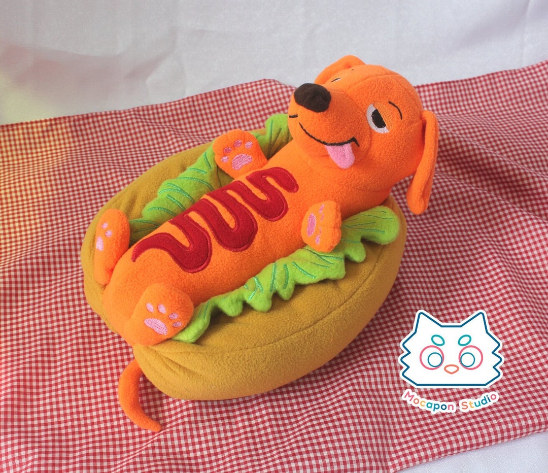 HOT DOG, Foods Plushie Toys - Etsy