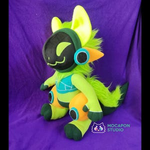 Protogen Furry Fursuits Plushie Cute Pattern Plush Toy Plush Sewing ...